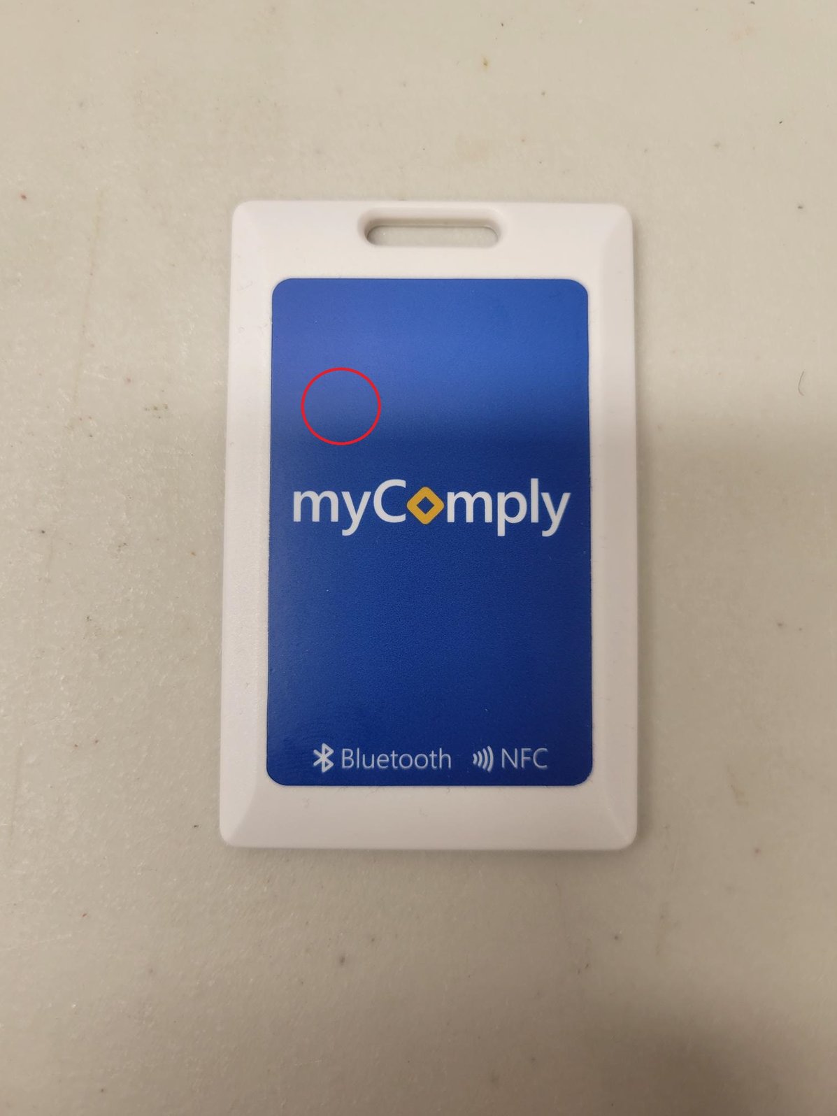 myComply Bluetooth Badge Instructions