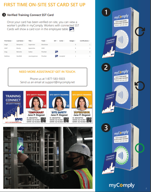 Using the Training Connect SST Card Integration